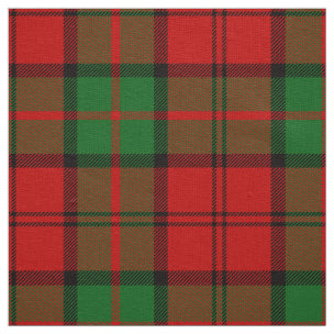Dunbar Tartan Print Fabric | Zazzle