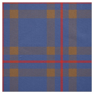 Elliot Tartan Print Fabric | Zazzle