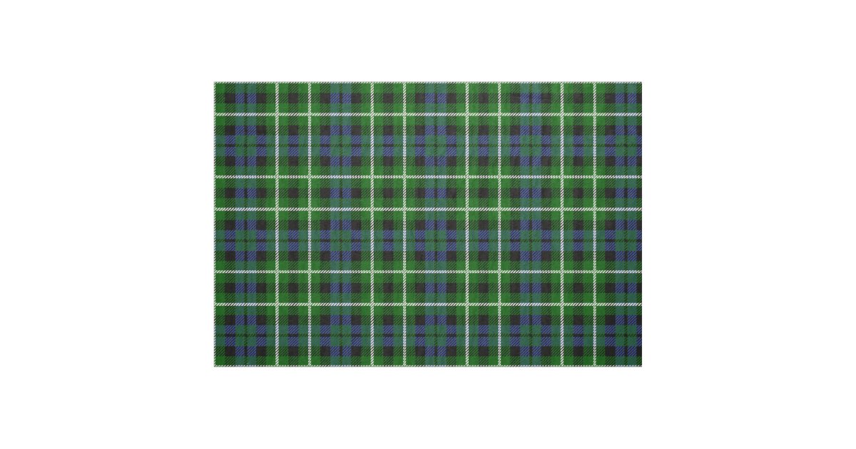Scottish Clan Graham Tartan Plaid Fabric | Zazzle