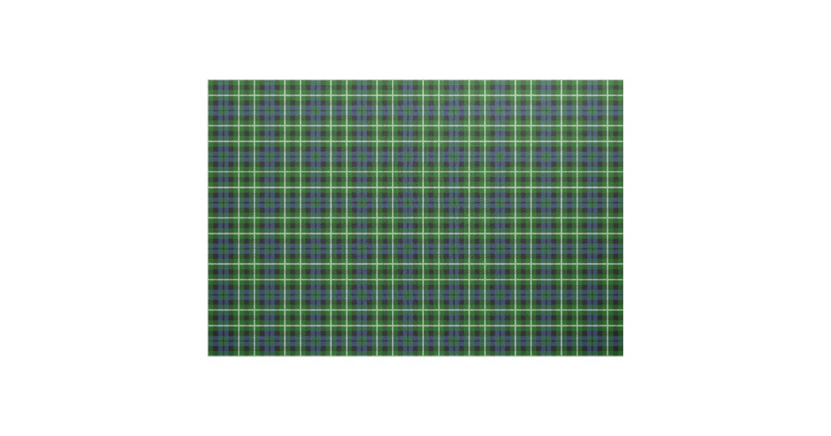 Scottish Clan Graham Tartan Plaid Fabric | Zazzle