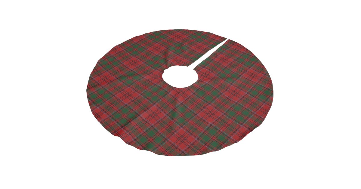 Scottish Clan Grant Tartan Brushed Polyester Tree Skirt Zazzle