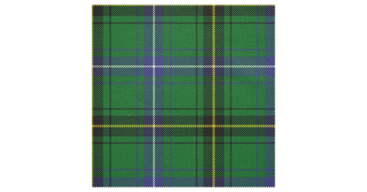 Scottish Clan Henderson Tartan Plaid Fabric | Zazzle