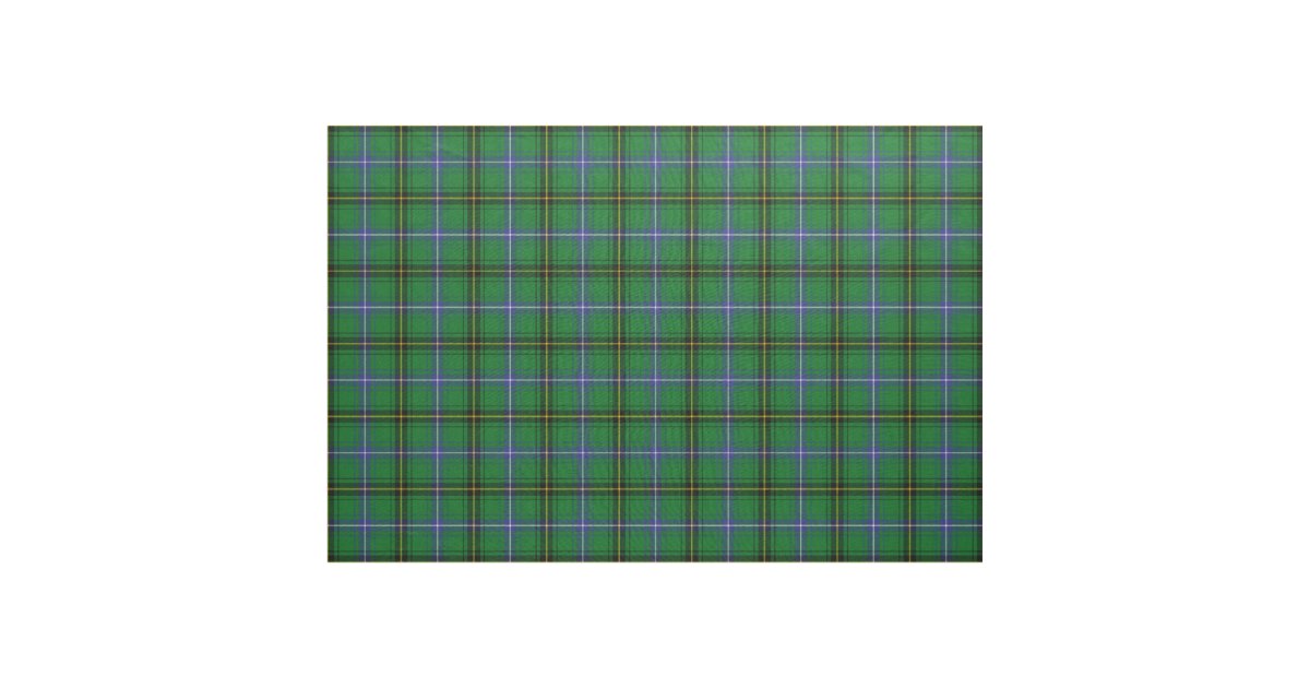 Scottish Clan Henderson Tartan Plaid Fabric | Zazzle