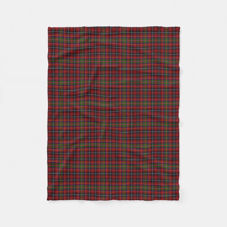 Scottish Clan Innes Classic Tartan Fleece Blanket | Zazzle