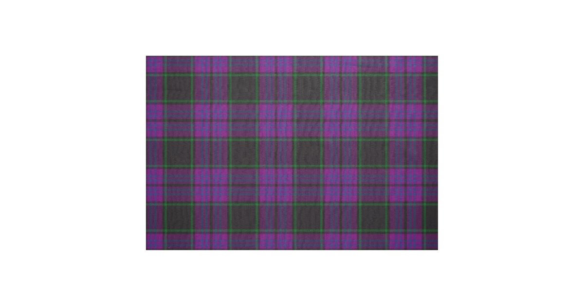 Scottish Clan Laird Tartan Plaid Fabric | Zazzle