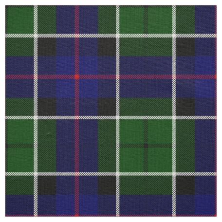 Clan Leslie Hunting Tartan Fabric | Zazzle