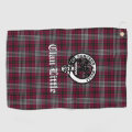 Scottish Clan Little Crest Badge and Tartan Custom Golf Towel | Zazzle