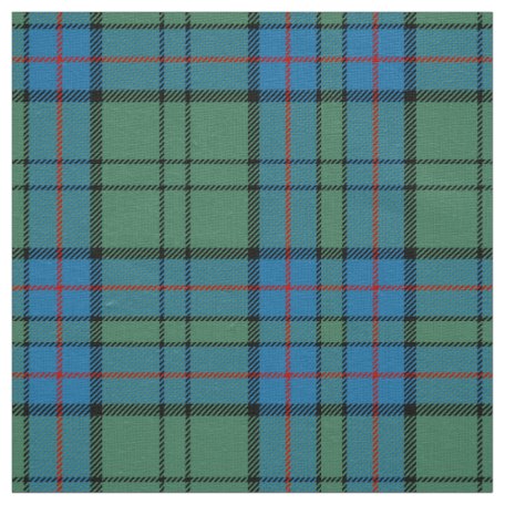 Lockhart Tartan Print Fabric | Zazzle