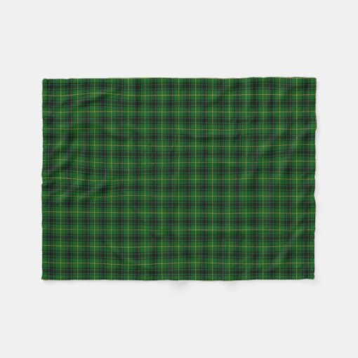 Scottish Clan MacArthur Arthur Classic Tartan Fleece Blanket | Zazzle