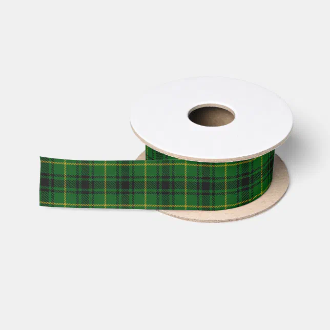 Scottish Clan MacArthur Arthur Classic Tartan Satin Ribbon | Zazzle