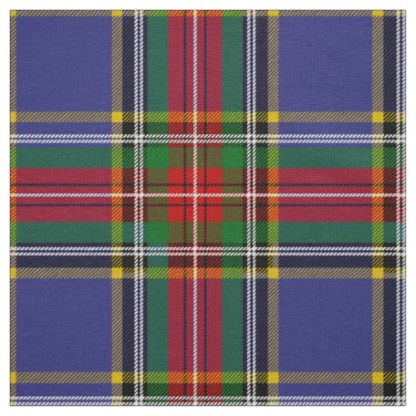 Clan MacBeth Tartan Fabric | Zazzle