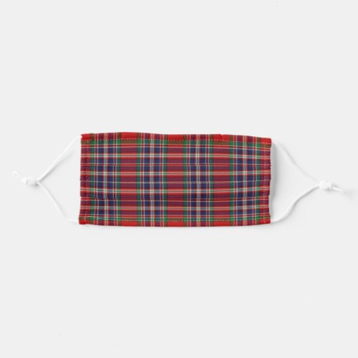 Scottish Clan MacFarlane Tartan Plaid Adult Cloth Face Mask | Zazzle
