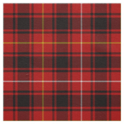 Scottish Clan MacIver Tartan Plaid Fabric | Zazzle