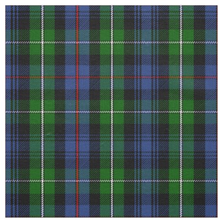 Clan Mackenzie Tartan Fabric | Zazzle