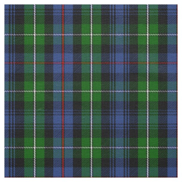 Clan Mackenzie Modern Tartan Fabric | Zazzle