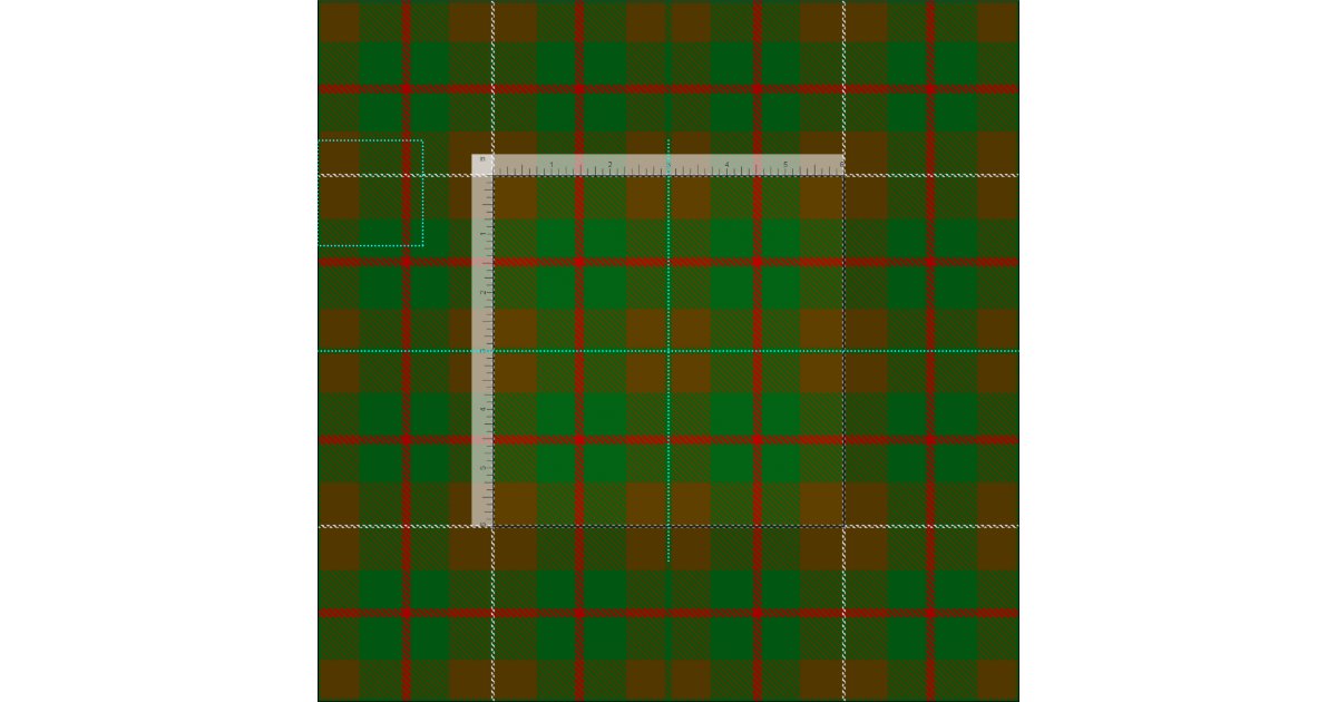 Scottish Clan MacKinnon Hunting Tartan Plaid Fabric | Zazzle