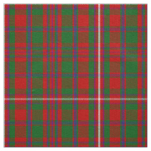Scottish Clan MacKinnon Hunting Tartan Plaid Fabric | Zazzle