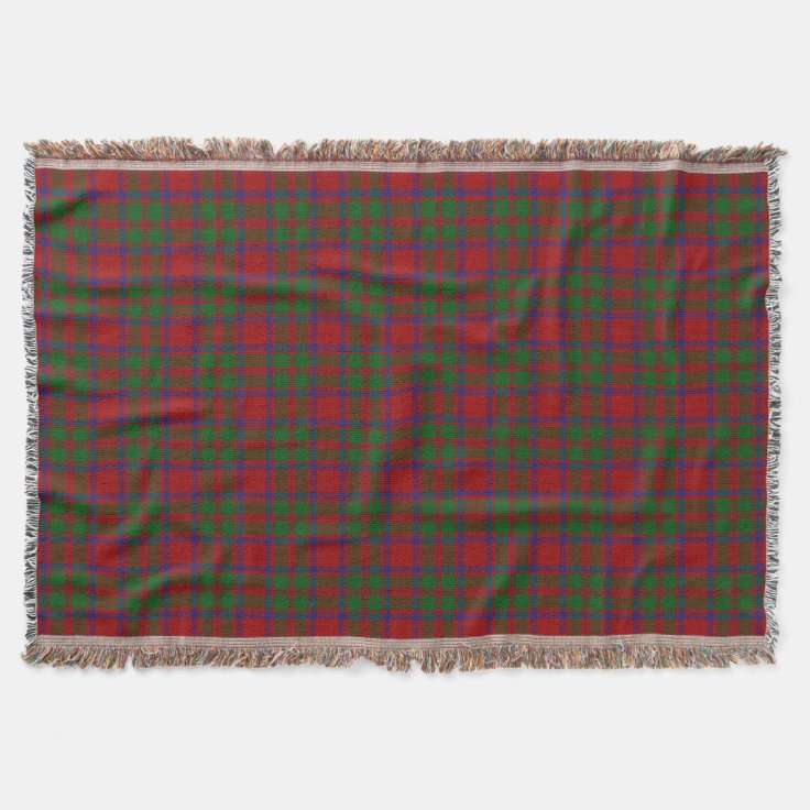 Scottish Clan MacKintosh McIntosh Tartan Throw Blanket | Zazzle