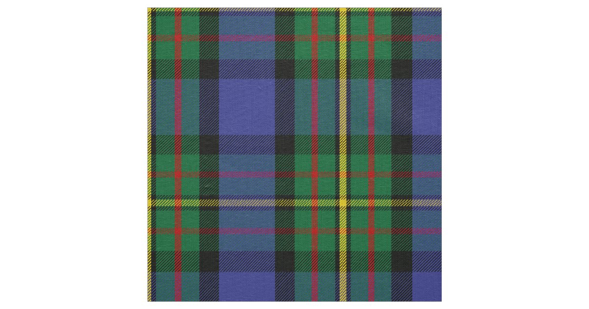 Scottish Clan MacLaren Tartan Plaid Fabric | Zazzle