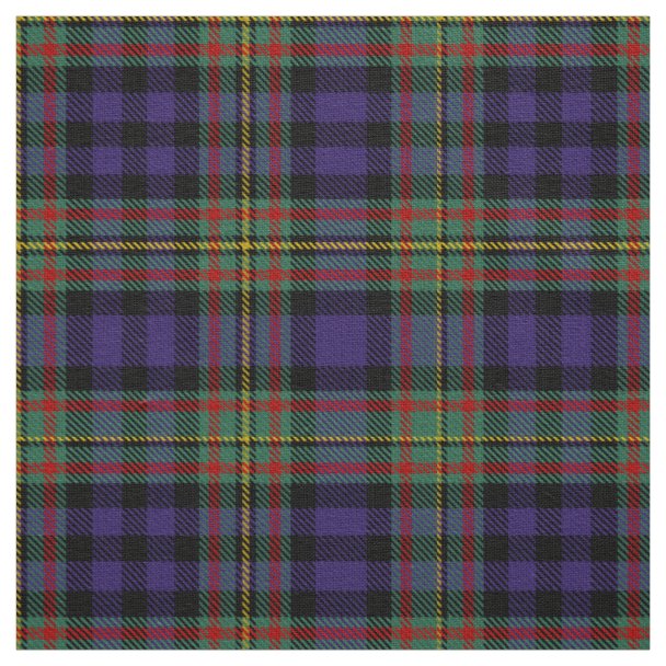 Geddes Clan Tartan Fabric | Zazzle