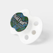 Scottish Clan MacLeod Hold Fast Motto Tartan Pacifier | Zazzle