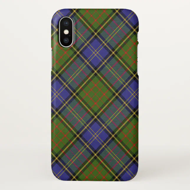 Scottish Clan MacMillan Hunting Tartan Plaid iPhone Case | Zazzle