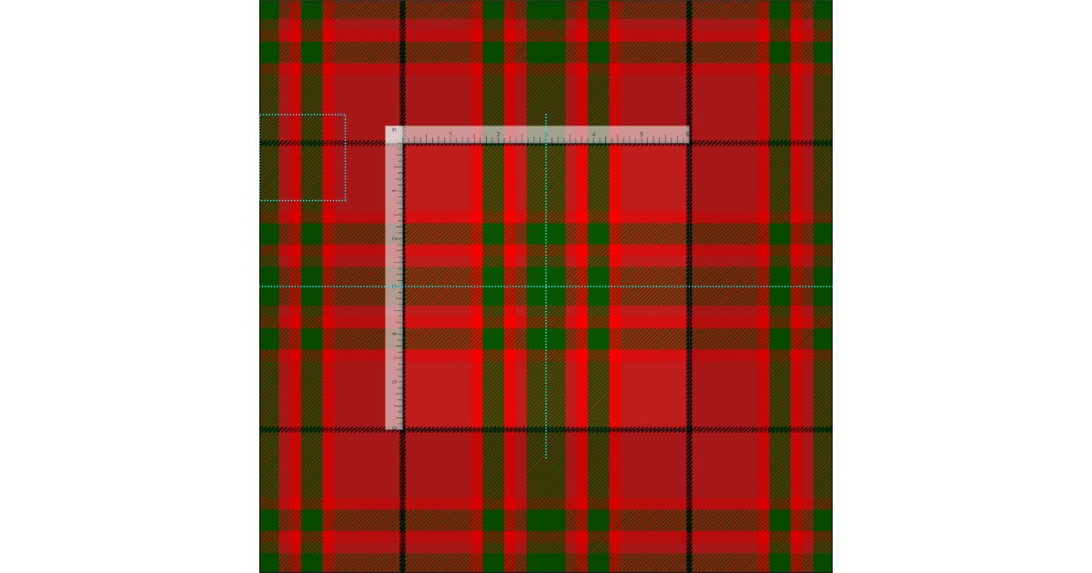 Scottish Clan MacNab Tartan Plaid Fabric | Zazzle