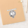 Scottish Clan MacQueen Crest Badge Sticker | Zazzle