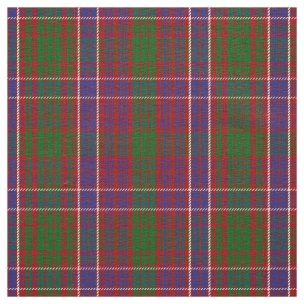 Clan MacRae Hunting Tartan Fabric | Zazzle