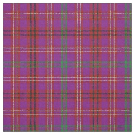 McCall Tartan Print Fabric | Zazzle