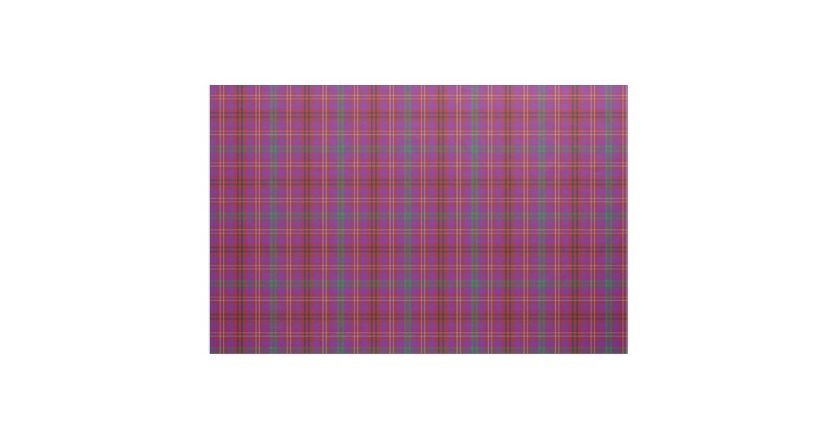 Scottish Clan McCall - Caithness Hunting Tartan Fabric | Zazzle