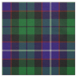 Clan Mitchell Tartan (Ancient) Fabric | Zazzle