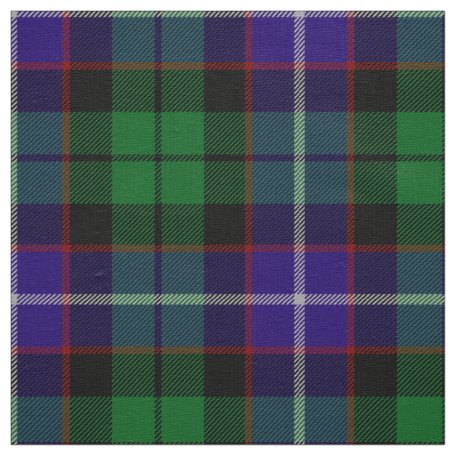 Clan Mitchell Tartan (Ancient) Fabric | Zazzle