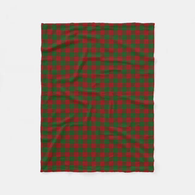 Scottish Clan Moncreiffe Moncrief Classic Tartan Fleece Blanket | Zazzle