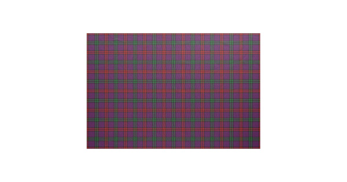Scottish Clan Montgomery Tartan Plaid Fabric | Zazzle