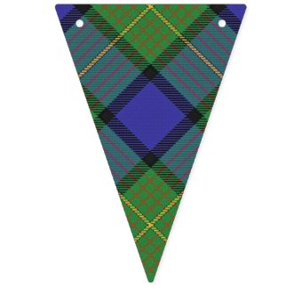 Scottish Clan Muir Tartan Bunting Flags | Zazzle