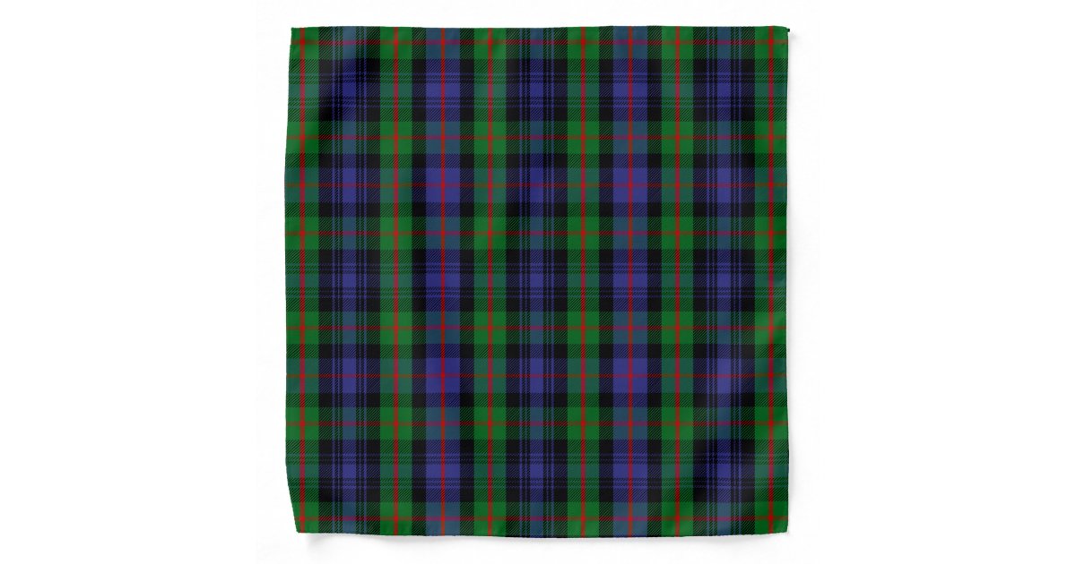 Scottish Clan Murray Tartan Plaid Bandana | Zazzle