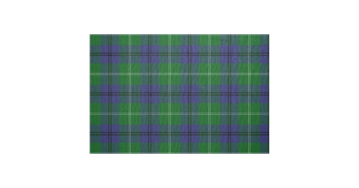 Scottish Clan Oliphant Tartan Plaid Fabric | Zazzle
