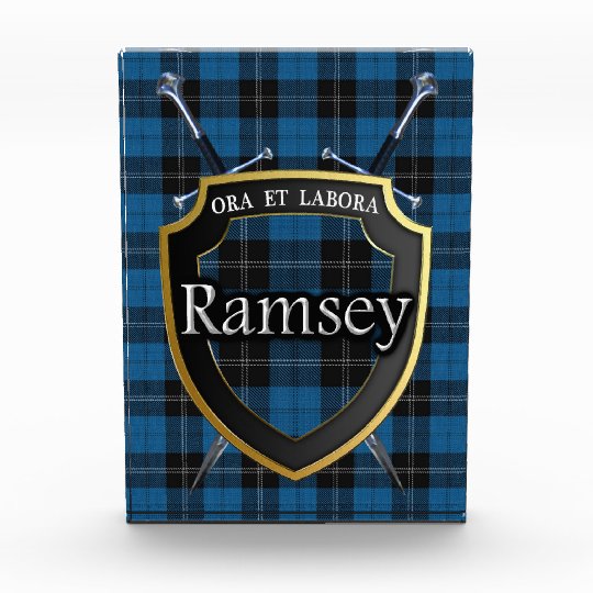 Scottish Clan Ramsey Ramsay Tartan Photo Block | Zazzle.com