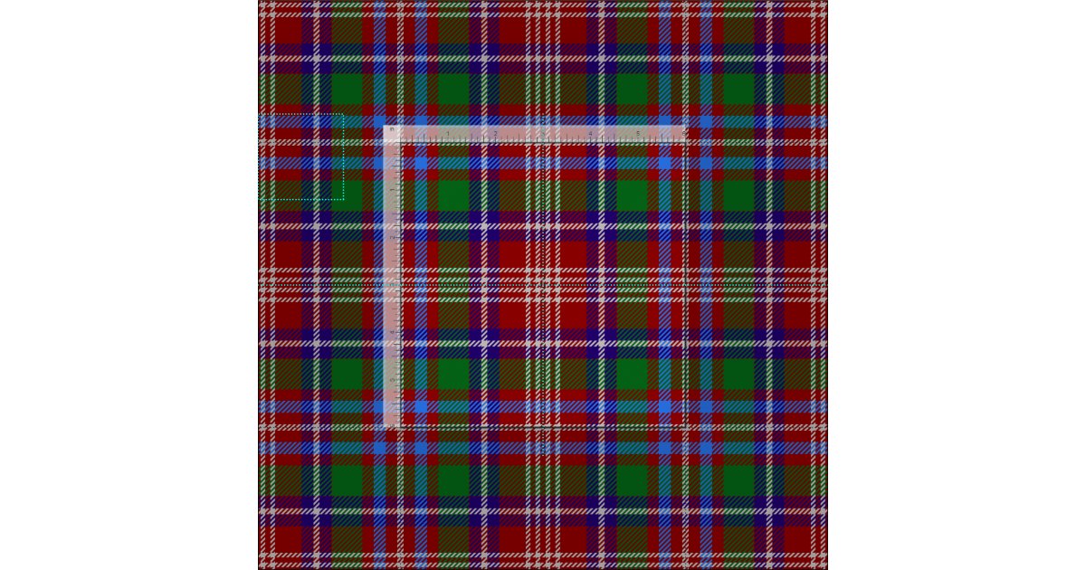 Scottish Clan Ritchie Tartan Plaid Fabric | Zazzle