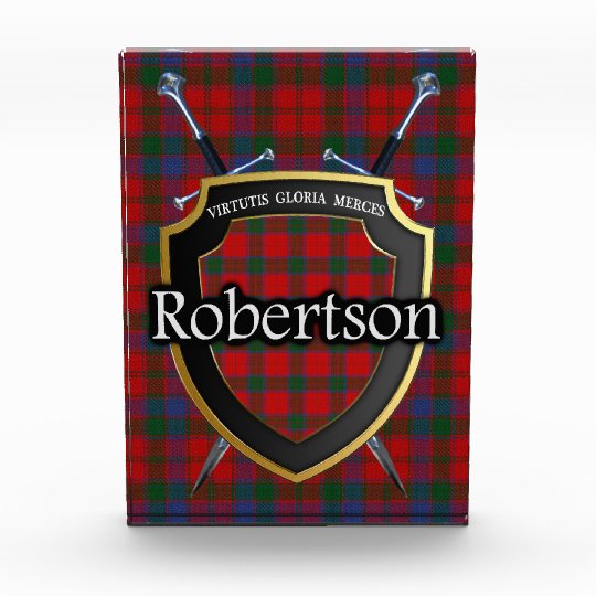 Scottish Clan Robertson Tartan Photo Block | Zazzle.com