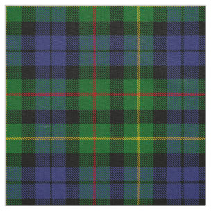 Scottish Rollo Plaid Tartan Fabric | Zazzle