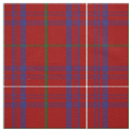 Clan Rose Hunting Tartan Fabric | Zazzle