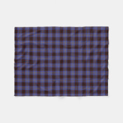 Scottish Clan Rutherford Classic Tartan Fleece Blanket | Zazzle