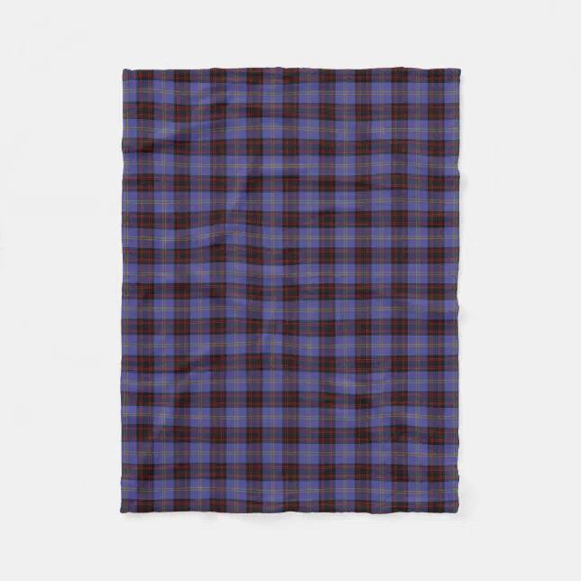 Scottish Clan Rutherford Classic Tartan Fleece Blanket | Zazzle