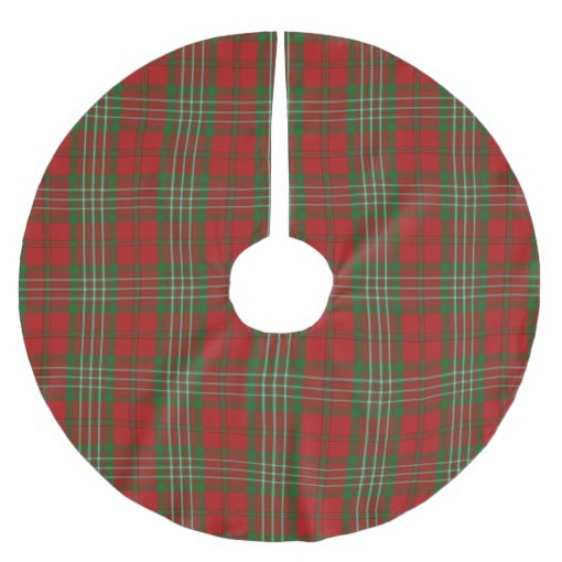 Scottish Clan Scott Tartan Brushed Polyester Tree Skirt Zazzle