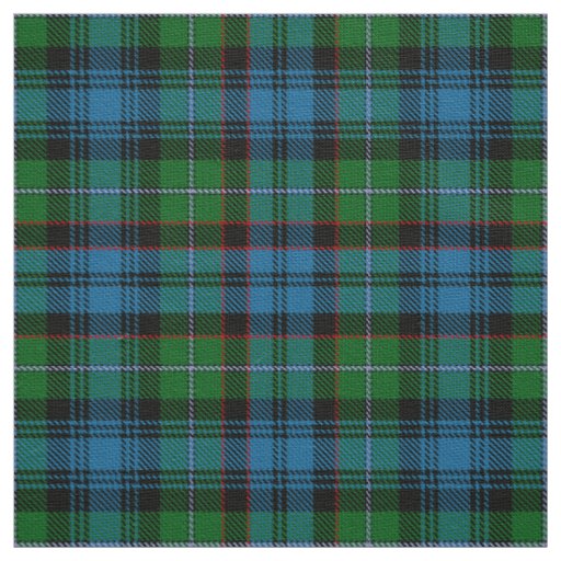 Scottish Clan Sempill Tartan Plaid Fabric | Zazzle