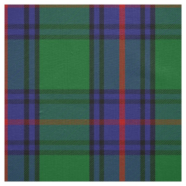 Clan Shaw Tartan Fabric | Zazzle