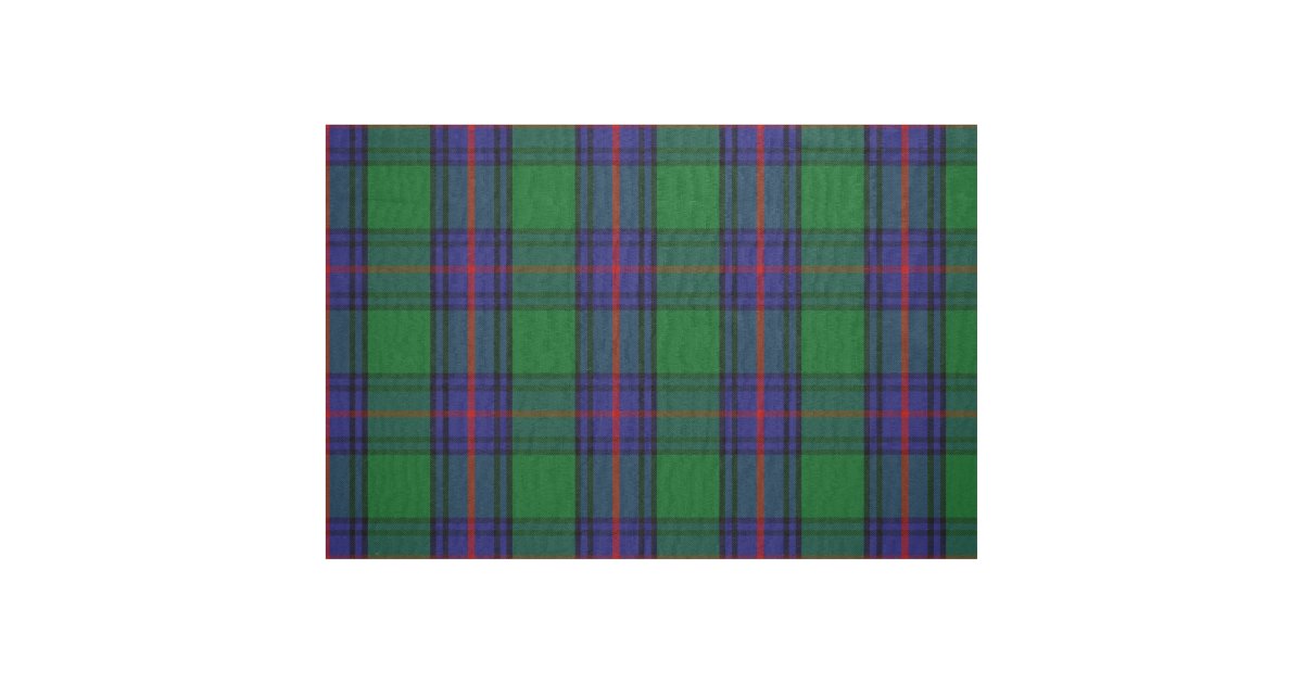 Scottish Clan Shaw Tartan Plaid Fabric | Zazzle