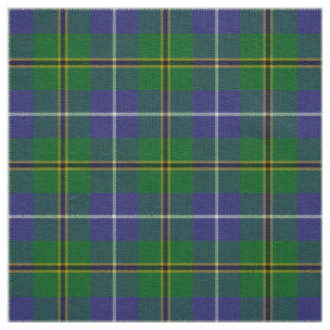 Scottish Turnbull Hunting Plaid Tartan Fabric | Zazzle